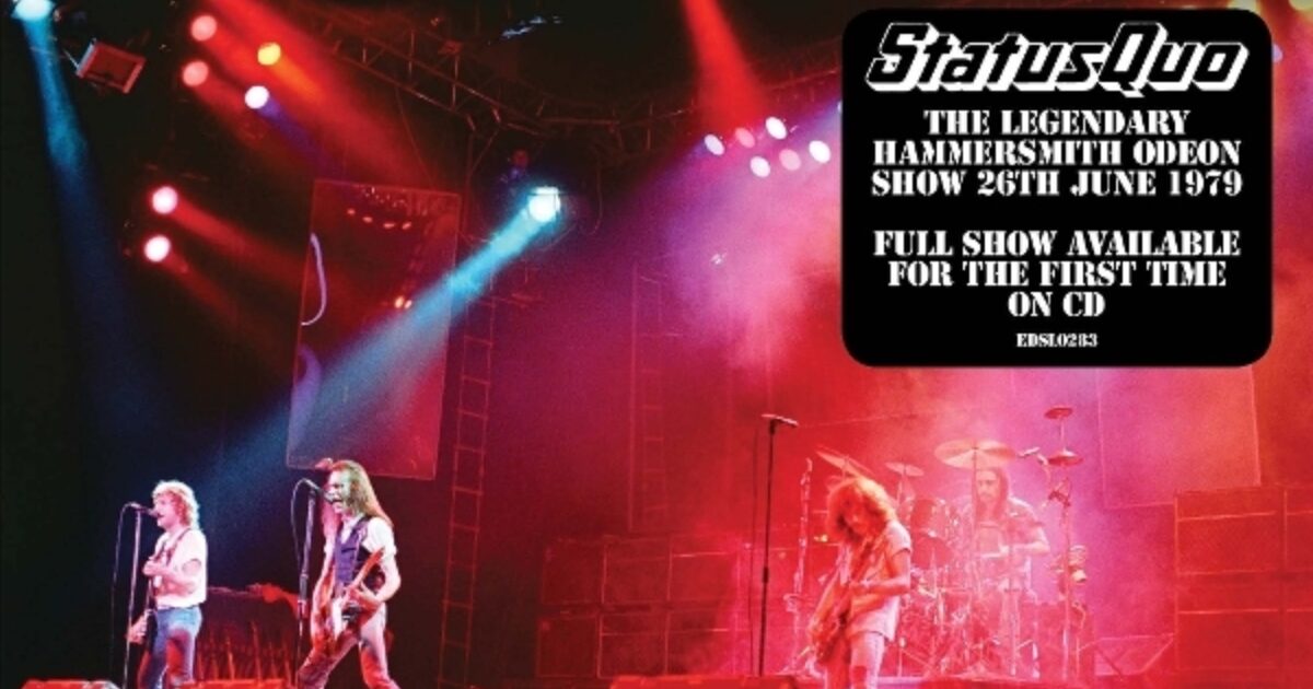 Status Quo - Live In Hammersmith 1979 | Sounds Recordstore Venlo
